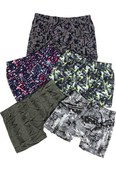 Nicoletta Mıxcolor Erkek Çocuk Boxer 5'li Paket