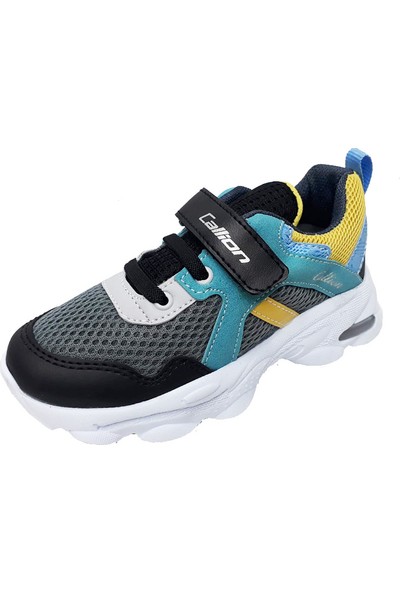 Callion 03 Anorak Çocuk Sneakers Ayakkabı 26-30 Füme Turkuaz Sarı Callion 03 Anorak Çocuk Sneakers Ayakkabı 26-30 Füme Turkuaz Sarı