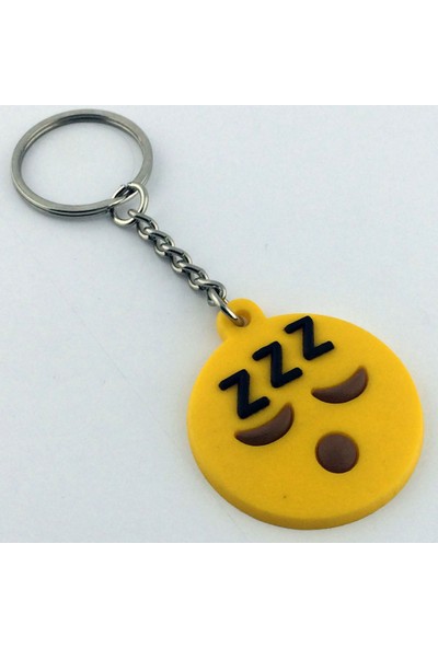 DMR Emoji Silikon Anahtarlık - Uyuyan