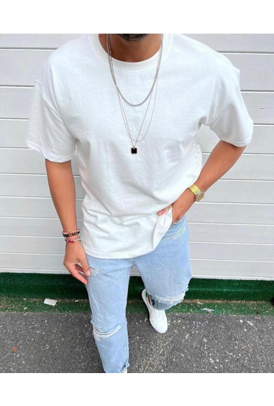 Blue Foks Standart Kalıp Basic T-Shirt