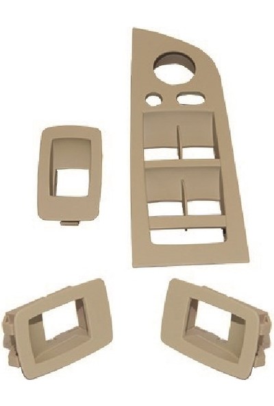Wender Parts Bmw E90+LCI Cam Düğme Çerçeve Seti Bej 2005-2012 Wender Parts Bmw E90+LCI Cam Düğme Çerçeve Seti Bej 2005-2012