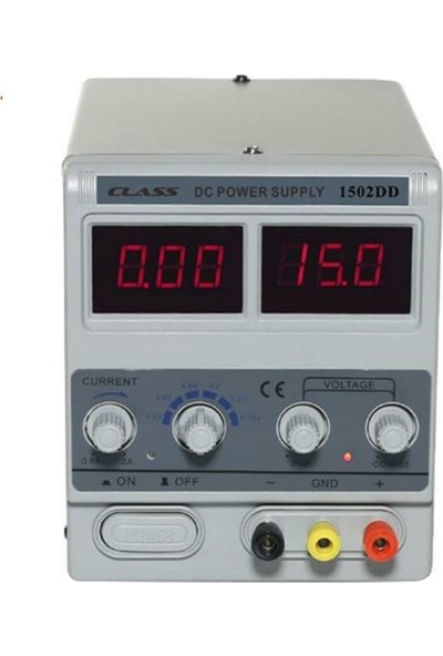 Class 1502DD 0-15 Volt 2 Amper Voltaj Ayarlı Dc Güç Kaynağı Class 1502DD 0-15 Volt 2 Amper Voltaj Ayarlı Dc Güç Kaynağı