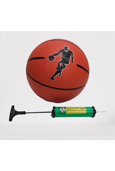 Basketbol Topu ve Şişirme Pompası