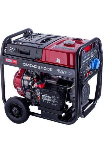 Omega OMG-D9500E Dizel Ipli- Marşlı Jeneratör