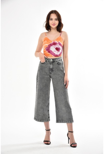 Kadın Bilekte Boyfriend Bolpaça Kot Pantolon Kadın Bilekte Boyfriend Bolpaça Kot Pantolon