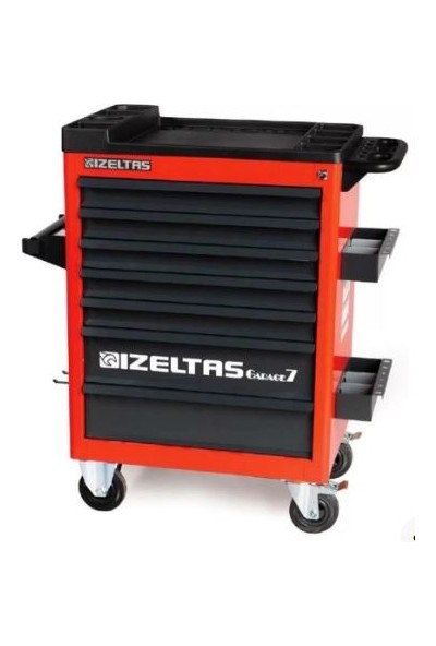 Izeltaş Garaj Serisi Takım Dolabı 7 Çekmeceli 139 Parça