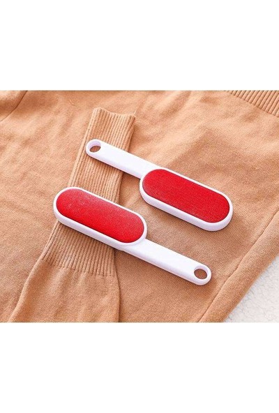 Lisinya Toz Alma Fırçası Çift Taraflı Kırmızı