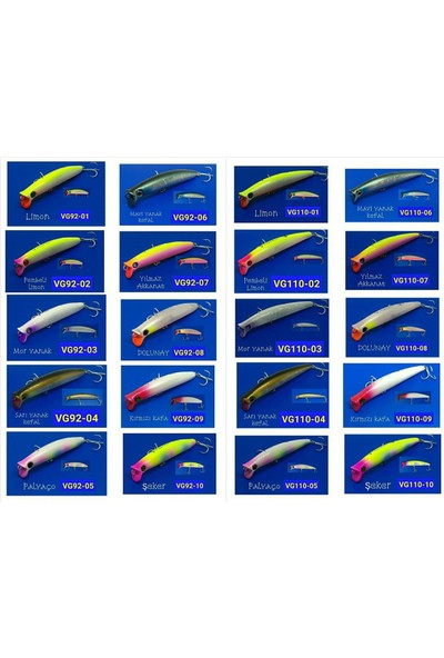 Tonguç Ege Fısh V Gaga 110MM 16 gr Maket Balık