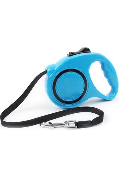 Otomatik Makaralı Köpek Gezdirme Tasması 3 M Lacivert