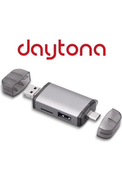 Daytona T-933A Typce-C+Usb+Micro 3ın1 Telefon- Bilgisayar Usb&otg Kart Okuyucu Daytona T-933A Typce-C+Usb+Micro 3ın1 Telefon- Bilgisayar Usb&otg Kart Okuyucu