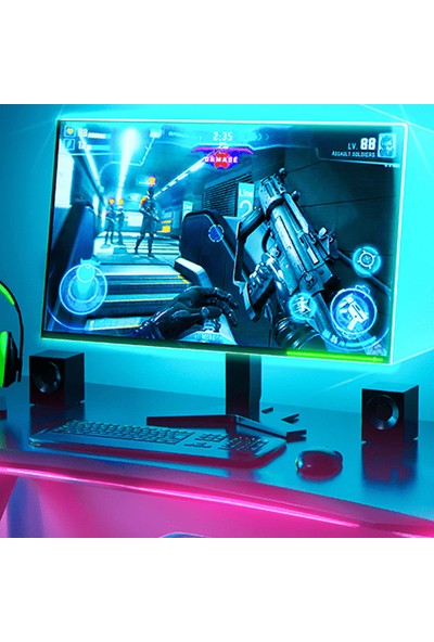 Baseus Game Lıght Rgb 5050 Esnek Oyuncu Pc LED Şerıt Işık 5W1,5 Baseus Game Lıght Rgb 5050 Esnek Oyuncu Pc LED Şerıt Işık 5W1,5