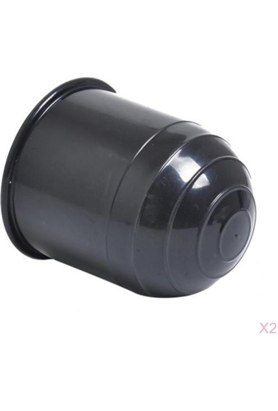 Blesiya 2x Plastik Çekme Topu Bar Temiz Düzenli Tidy Koruyun Hitch Towball Cap Kapak 50MM Van (Yurt Dışından)