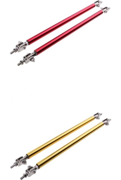 Blesiya 2 Pairs Araba Ön Tampon Dudak Splitter Brace Rod Destek Çubuğu 200MM (Kırmızı + Altın) (Yurt Dışından) Blesiya 2 Pairs Araba Ön Tampon Dudak Splitter Brace Rod Destek Çubuğu 200MM (Kırmızı + Altın) (Yurt Dışından)