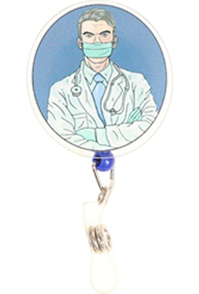 Çetin Accessories Erkek Doktor Tasarım Pleksi Yoyo Yaka Kartlık