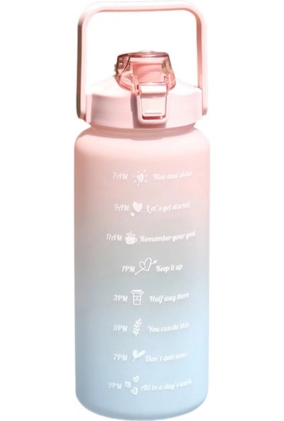 F Fityle 68 Oz Su Şişesi -Pembe/Mavi (Yurt Dışından)