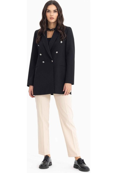 Seçil Blazer Ceket - 222401039 Siyah