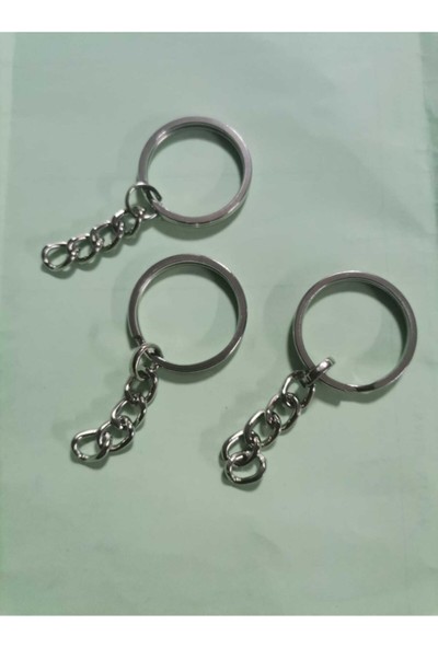 Anahtarlık Halkası ve Ezme Zincir 100'LU