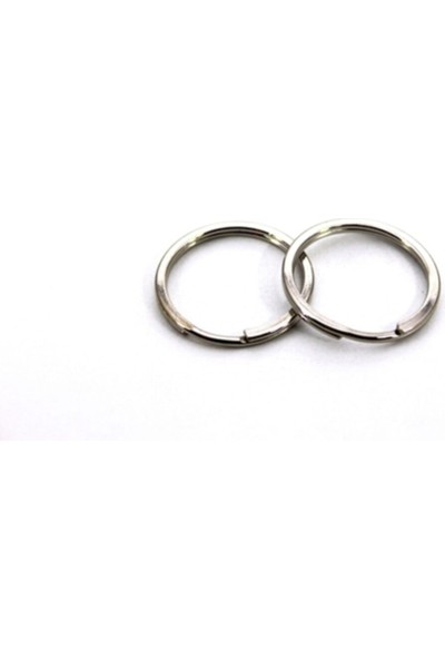 32 mm Ezme Anahtarlık Halkası, Nikel Kaplama 250 Adet 32 mm Ezme Anahtarlık Halkası, Nikel Kaplama 250 Adet