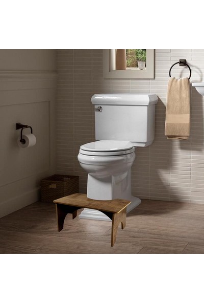 Ahşap Şehri Hamile, Çocuk ve Yetişkin Banyo ve Wc Çömelme Klozet Taburesi