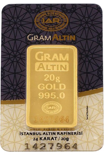 Tuğrul Kuyumculuk 20 Gram Külçe Gram Altın 24 Ayar Tuğrul Kuyumculuk 20 Gram Külçe Gram Altın 24 Ayar