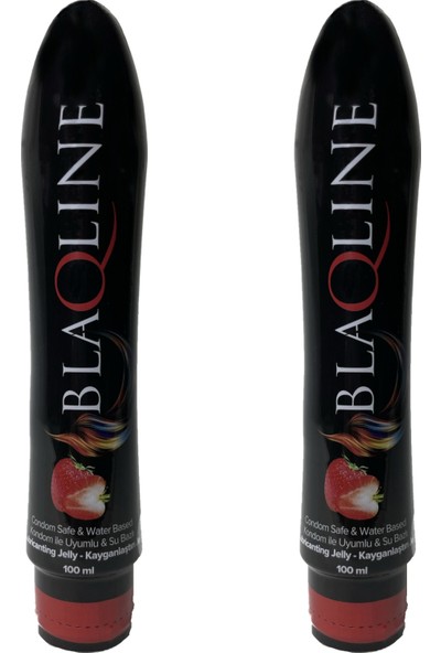 Blaqline Su Bazlı Kayganlaştıcı Jel Çilek 2'li Paket