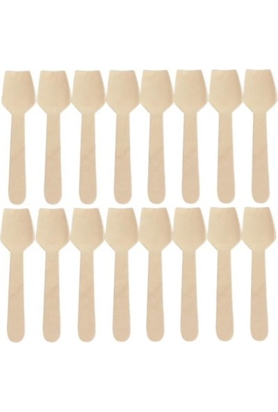 Ahşap Dondurma Kaşık 100 Lü Ahşap Dondurma Kaşık 100 Lü