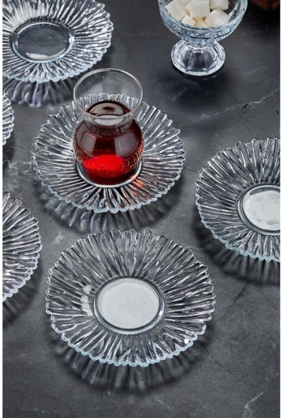 Gülümseten Store 6 Lı Çay Tabağı Yeni Trend Kristal Özel Tasarım Cam Bardak Altlığı Gülümseten Store 6 Lı Çay Tabağı Yeni Trend Kristal Özel Tasarım Cam Bardak Altlığı