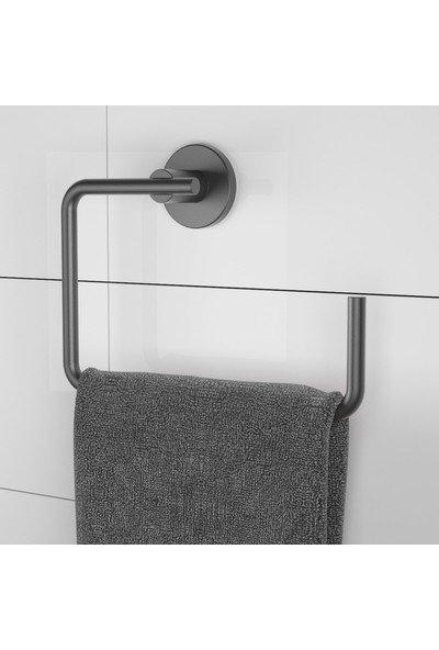 Ahlez Inci Mat Siyah Paslanmaz Kare Havluluk Ahlez Inci Mat Siyah Paslanmaz Kare Havluluk