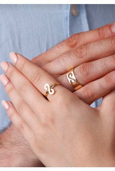 Anka Sonsuzluk Figürlü Ayarlanabilir Gold Sevgili Yüzüğü Anka Sonsuzluk Figürlü Ayarlanabilir Gold Sevgili Yüzüğü