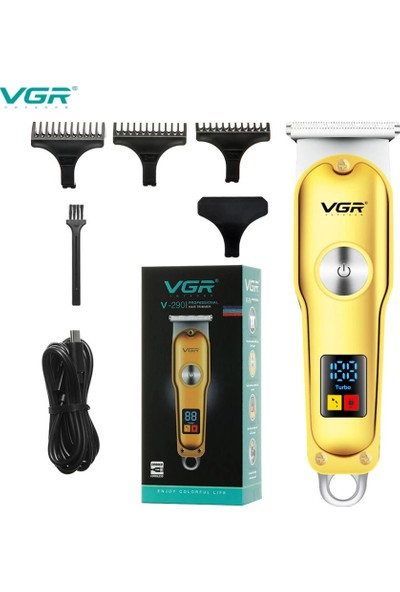 Vgr V-290 Saç Kesme Elektrikli Tıraş Makinesi LED Akıllı Ekran Taşınabilir Saç Kesme Vgr V-290 Saç Kesme Elektrikli Tıraş Makinesi LED Akıllı Ekran Taşınabilir Saç Kesme