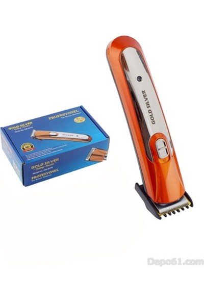 Gold Silver GS-607E Çelik Bıçaklı Profesyonel Saç Sakal Kesme Makinesi
