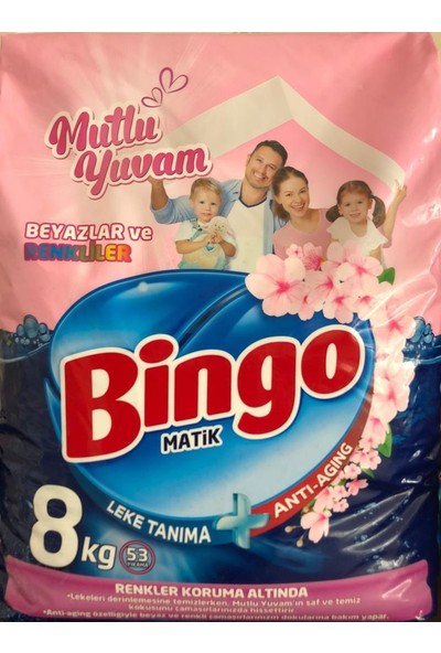 Bingo Matik Renkli&beyaz 8 kg