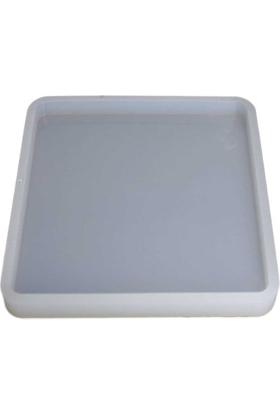 TT Tahtakale Toptancıları Epoksi Silikon Kalıp Kare Tabak Altlığı Kalıbı 9.8 cm TT Tahtakale Toptancıları Epoksi Silikon Kalıp Kare Tabak Altlığı Kalıbı 9.8 cm