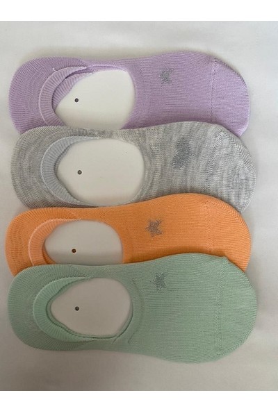 Strawberry Company Slikonlu Babet Çorap 4'lü