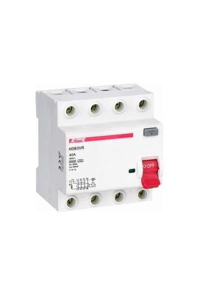 Himel HDB3VR 4X40 300MA Ac Kaçak Akım Koruma Himel HDB3VR 4X40 300MA Ac Kaçak Akım Koruma