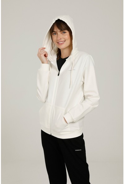 Lumberjack Kadın Sweatshirt Fermuarlı Hoodie SN77 Ekru/ecru 22S4200SN77 Lumberjack Kadın Sweatshirt Fermuarlı Hoodie SN77 Ekru/ecru 22S4200SN77