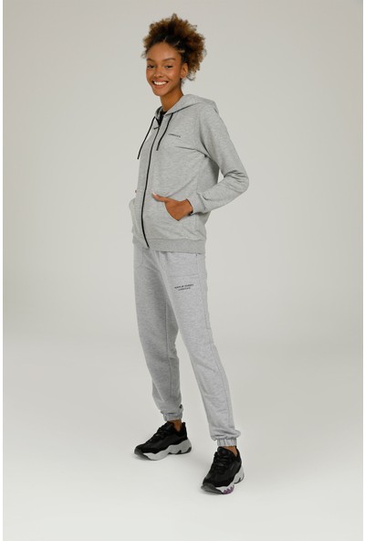 Lumberjack Kadın Sweatshirt Fermuarlı Hoodie SN77 Gri Melanj/grey Melange 22S4200SN77 Lumberjack Kadın Sweatshirt Fermuarlı Hoodie SN77 Gri Melanj/grey Melange 22S4200SN77