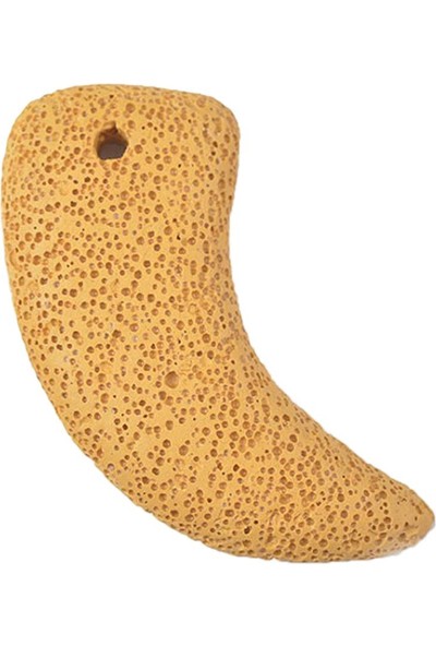 Basto Yarım Hilal Şekli Kolye Kolye Doğal Taş Takı Için Sarı (Yurt Dışından)