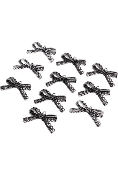 Basto 10 Adet Alaşım Ilmek Takı Yapımı Bulguları Charms Dıy El Sanatları Gri (Yurt Dışından) Basto 10 Adet Alaşım Ilmek Takı Yapımı Bulguları Charms Dıy El Sanatları Gri (Yurt Dışından)