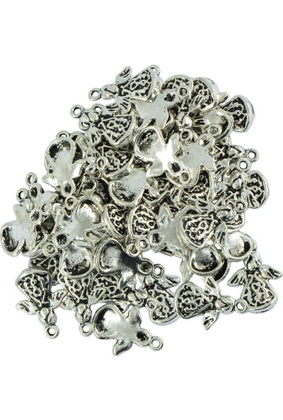 Basto 30 Adet Tibet Gümüş 3D Melek Charms Kolye Kolye Bilezik Yapılar Için (Yurt Dışından) Basto 30 Adet Tibet Gümüş 3D Melek Charms Kolye Kolye Bilezik Yapılar Için (Yurt Dışından)