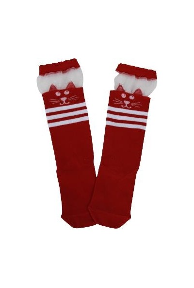 Seabubbles Kedili Tüllü Diz Altı Çorap