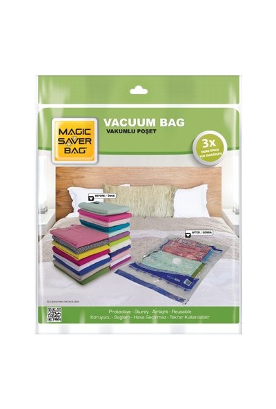 Magıc Saver Bag 7'li Vakumlupoşet Magıc Saver Bag 7'li Vakumlupoşet