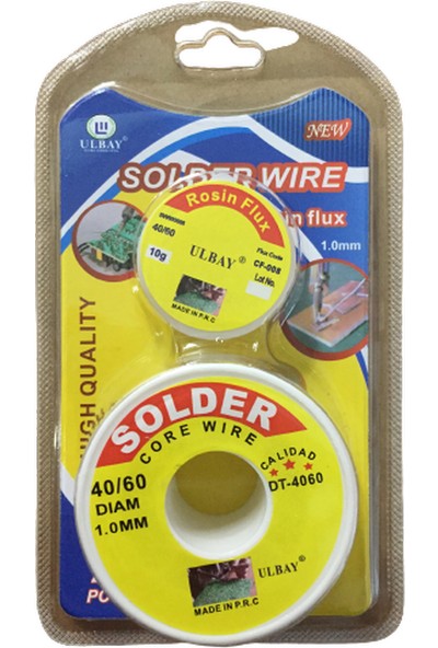 Xnews Solder Wire+Rosin Lehim Teli ve Pastası 2li Set Xnews Solder Wire+Rosin Lehim Teli ve Pastası 2li Set