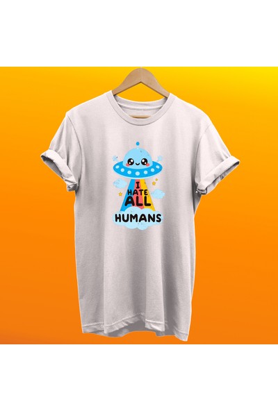Remonz Uzaylı Baskılı Pamuk Oversize T-Shirt Büyük Beden Tişört Remonz Uzaylı Baskılı Pamuk Oversize T-Shirt Büyük Beden Tişört