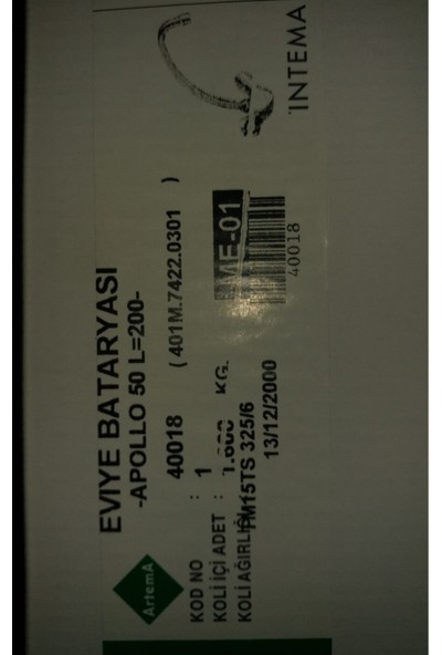 Artema Kuğu Eviye Bataryası Klasik Apolllo A40018