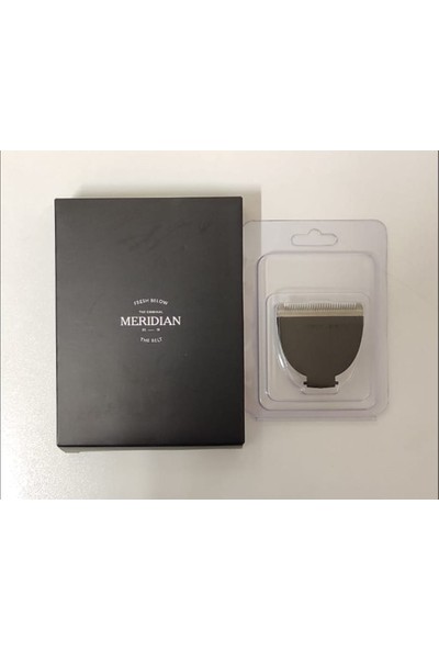 Meridian 'dan Elektrikli Kemer Altı Suya Dayanıklı Yedek Bıçak Başlığı-Siyah