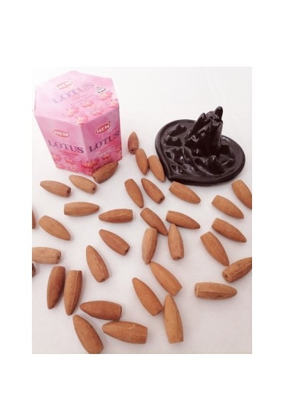 Ordo Veni 20 Adet Lotus Geri Akış Tütsü Himalaya Kalp Tütsülük ile Birlikte Ordo Veni 20 Adet Lotus Geri Akış Tütsü Himalaya Kalp Tütsülük ile Birlikte