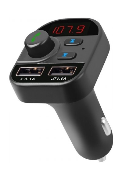 Araç Fm Transmitter 3.1A USB Bluetooth Sd Kart Girişli Araba Mikrofonlu Çakmaklık Müzik Ses Video Aktarıcı Araç Fm Transmitter 3.1A USB Bluetooth Sd Kart Girişli Araba Mikrofonlu Çakmaklık Müzik Ses Video Aktarıcı