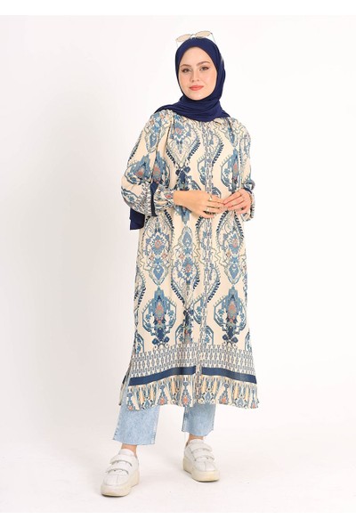 Elzen Collection Desenli Gömlek Tunik Elzen Collection Desenli Gömlek Tunik