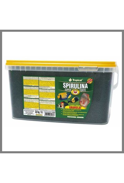Tropical Süper Spirulina Forte Granulat 500 Gram Granül Yem Tropical Süper Spirulina Forte Granulat 500 Gram Granül Yem